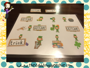Basic Concept Activities-Gotcha Leprechaun! - thedabblingspeechie